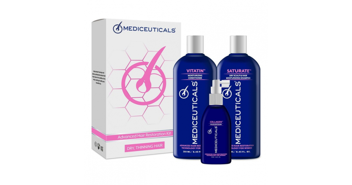 Купить Mediceuticals Набор для стимулирования роста волос для женщин ...