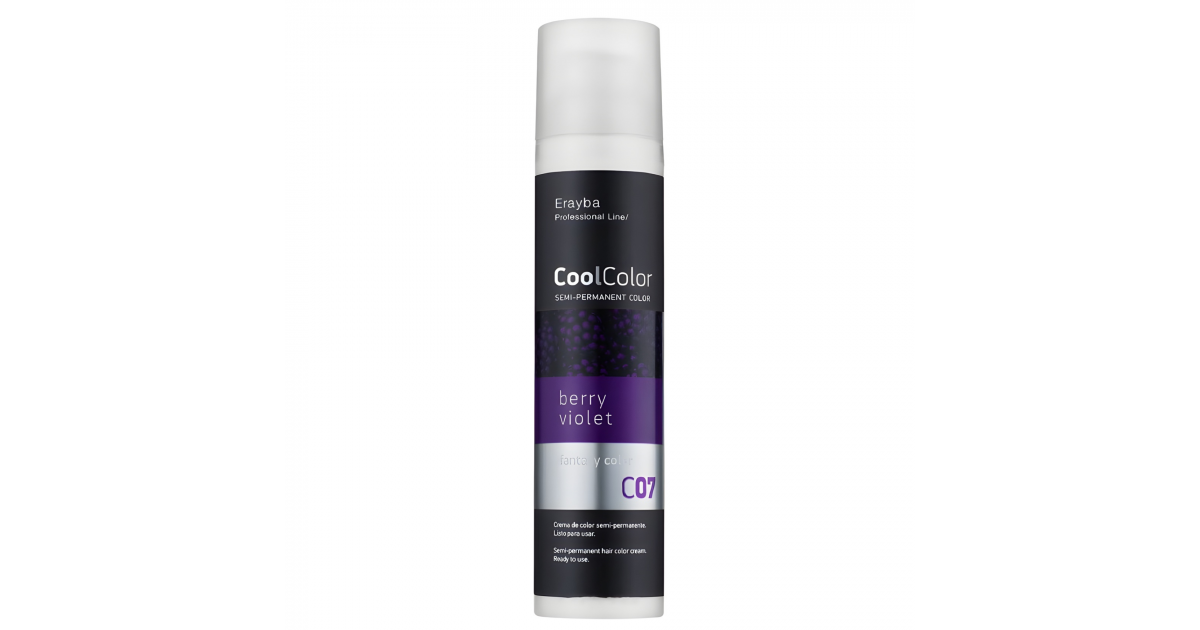 Купити Erayba Cool Color Semi-Permanent Color Cream C07 фіолетова ягода ...