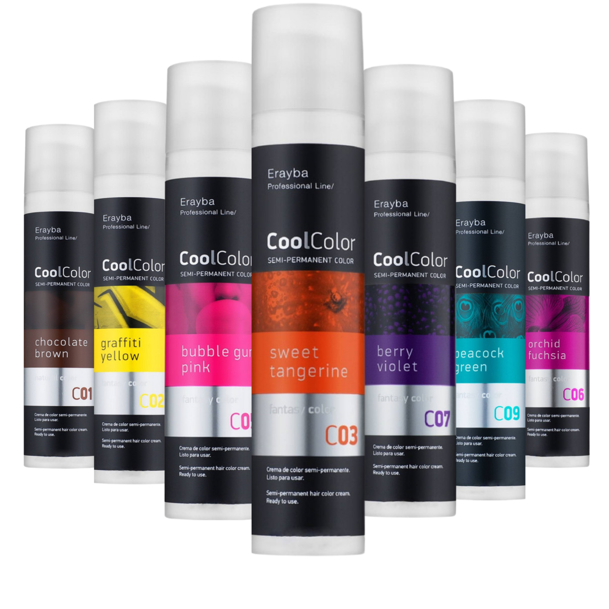 Купити Erayba Cool Color Semi-Permanent Color Cream C01 шоколадно ...